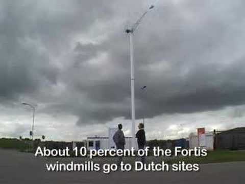 Fortis small wind energy turbines - YouTube