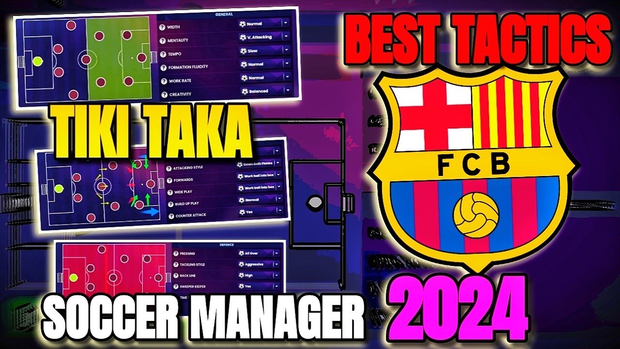 SM24 TACTICS FC BARCELONA TIKI TAKA 433 CUSTOM MOST EFFICIENT SM24 BEST ...