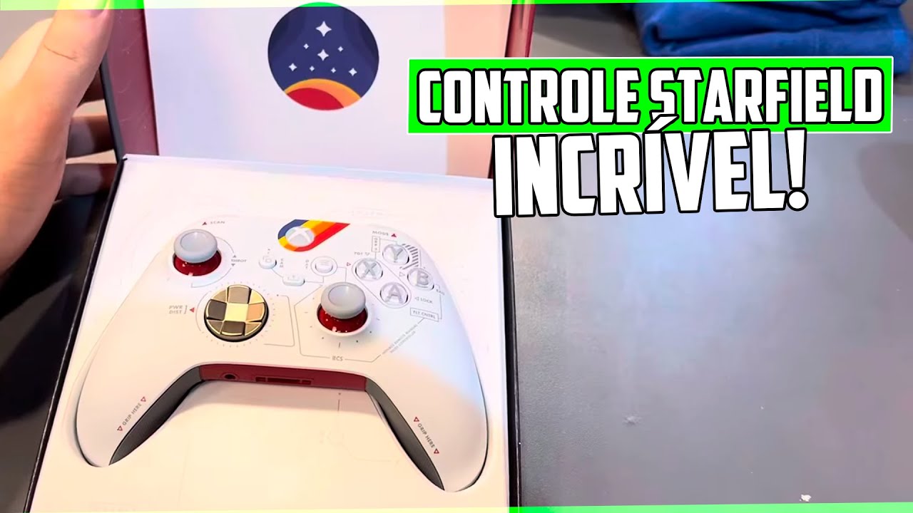 INCRÍVEL!! CONTROLE STARFIELD ESPECIAL (UNBOXING) - YouTube