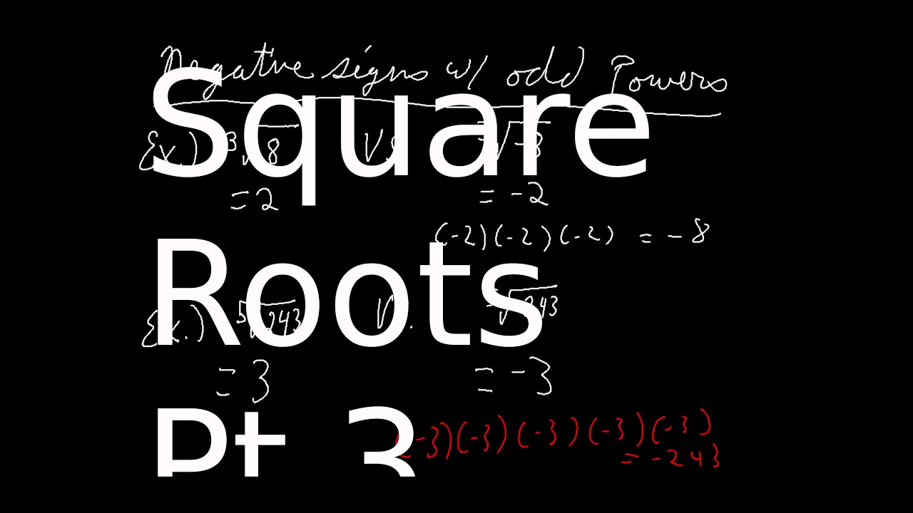 Principal nth Root and Rational Exponenets - YouTube