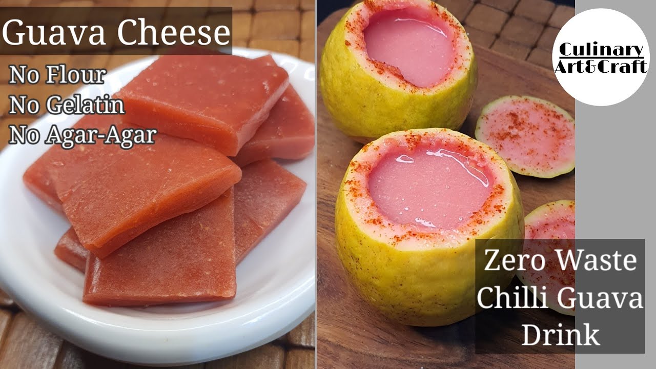 Guava Cheese Recipe | Zero Waste Chilli Guava Drink | Goan Perad - YouTube