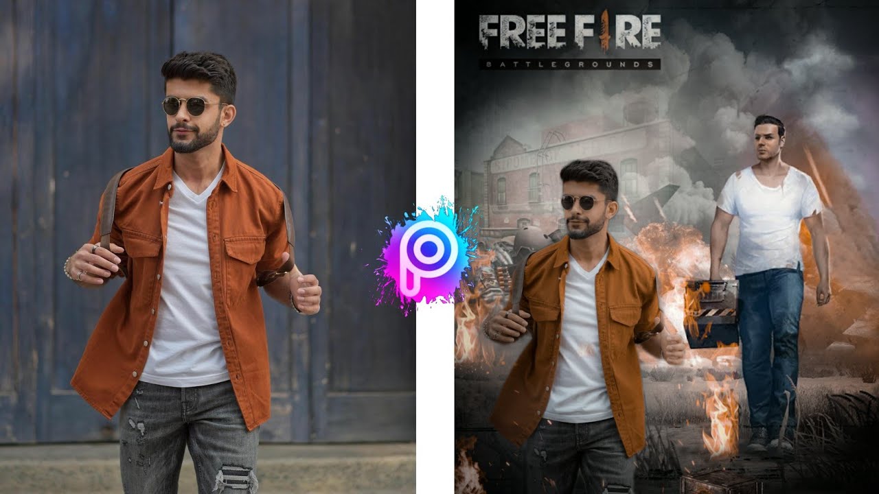 How to do free fire photo edit ☺️| how to do free fire editing 🔥free ...