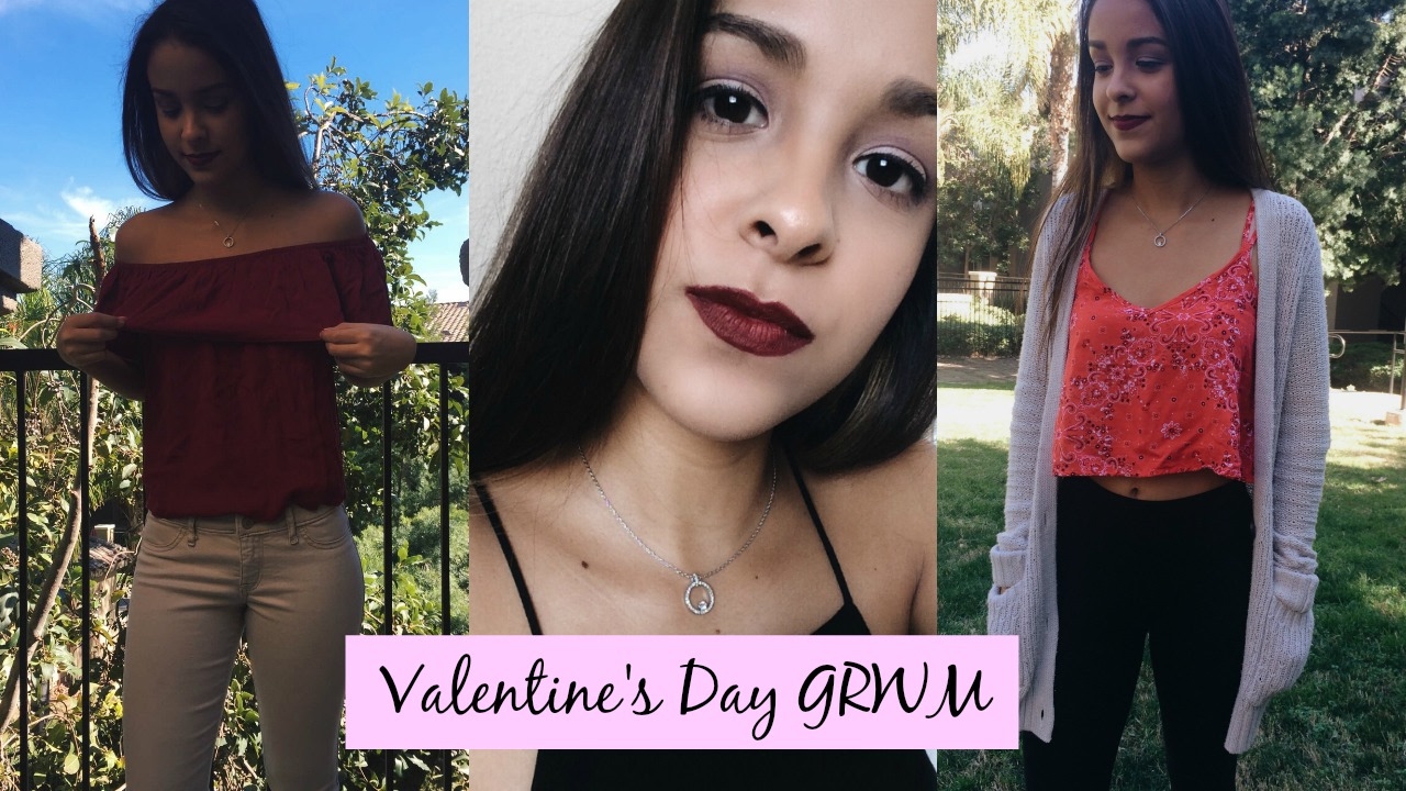 GRWM: Valentine's Day Makeup, Outfit and Hair Ideas | Nicole Gamboa ...