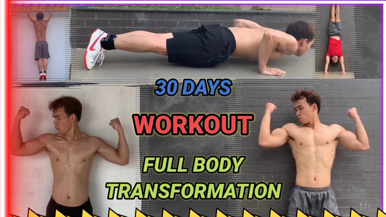 FULL BODY TRANSFORMATION | 30 DAYS WORKOUT FULL BODY | Skinny Body to ...