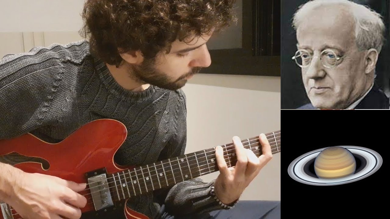 Gustav Holst - Saturn, the Bringer of Old Age (excerpt) on guitar - YouTube