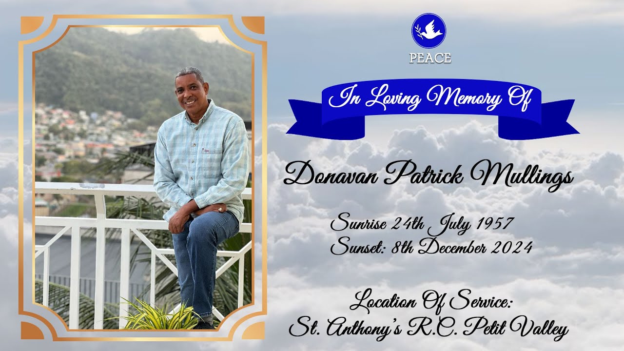 Funeral Tribute Service Of Donavan Patrick Mullings - YouTube