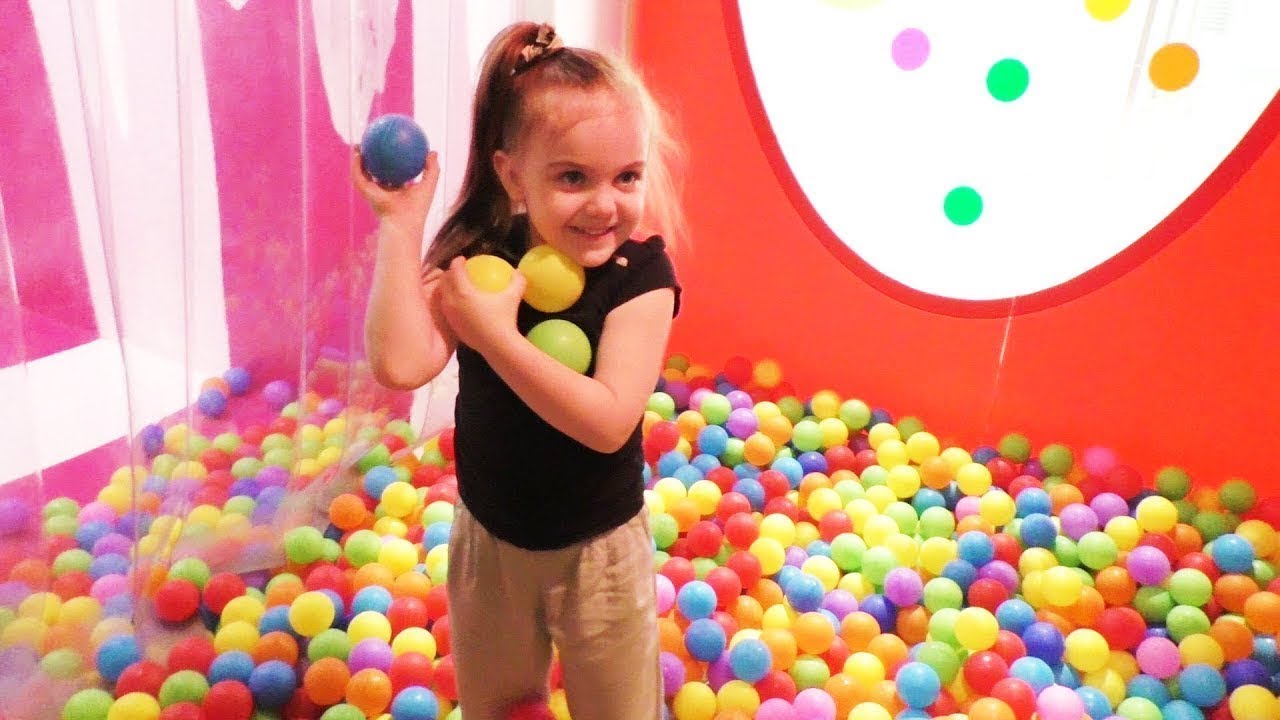 Indoor Playground Pretend Play Family Fun Video for kids - YouTube