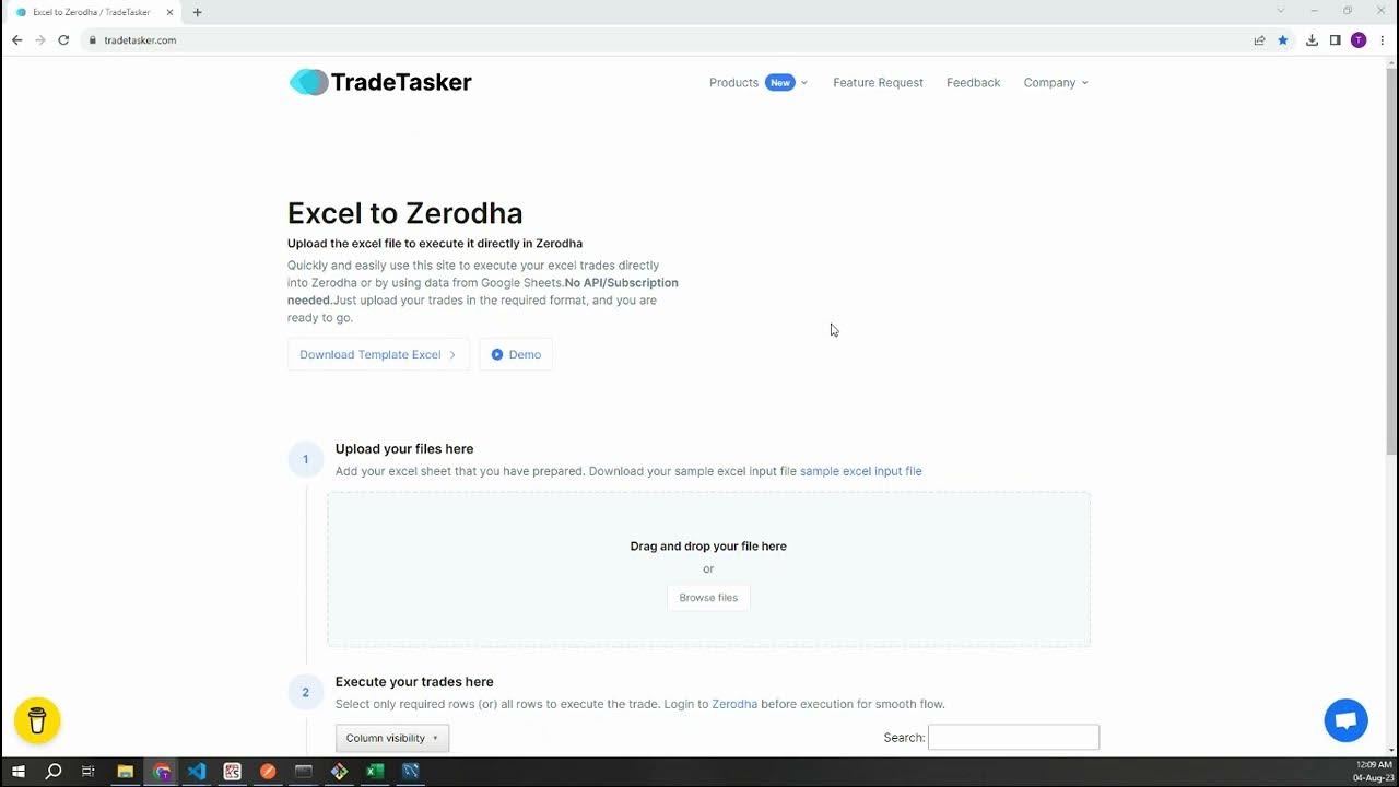Google sheet to Zerodha ( Execute excel/bulk trades into Zerodha without any API from Google ...
