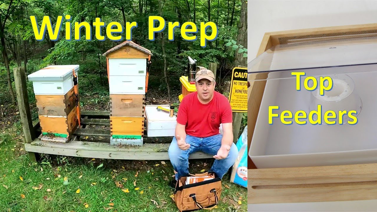 More Winter Prep in the Apiary - Top Feeders - YouTube