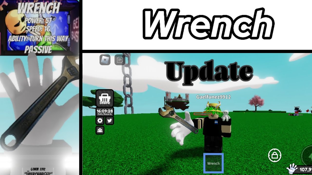 Nueva Update de Slap Battles Con nuevo Guante Wrench! Explicado ...