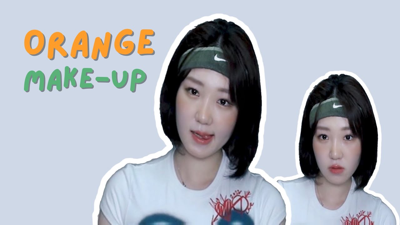오렌지코랄 메이크업🧡 여름메이크업 준비하기 아멜리 차록쿠션 로라메르시에 진저 코스노리 틴트 투크 언더라이너 투크