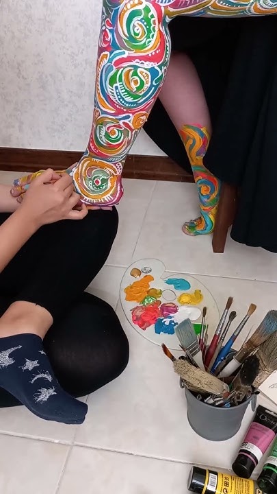 body painting (part 4) || Step By Step || Body Painting Tutorial # ...