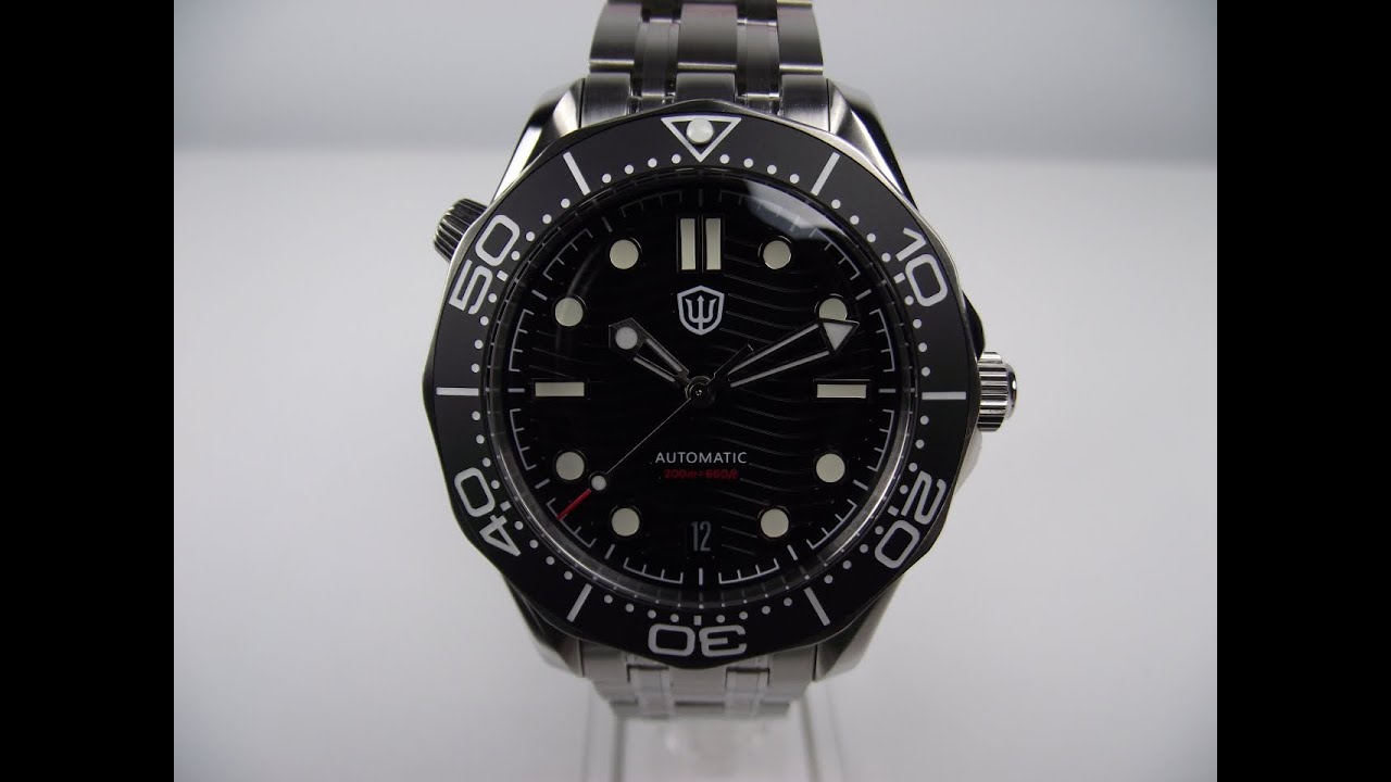 Watchdives WD007ST (Seamaster Homage) 4K Watch Review - YouTube