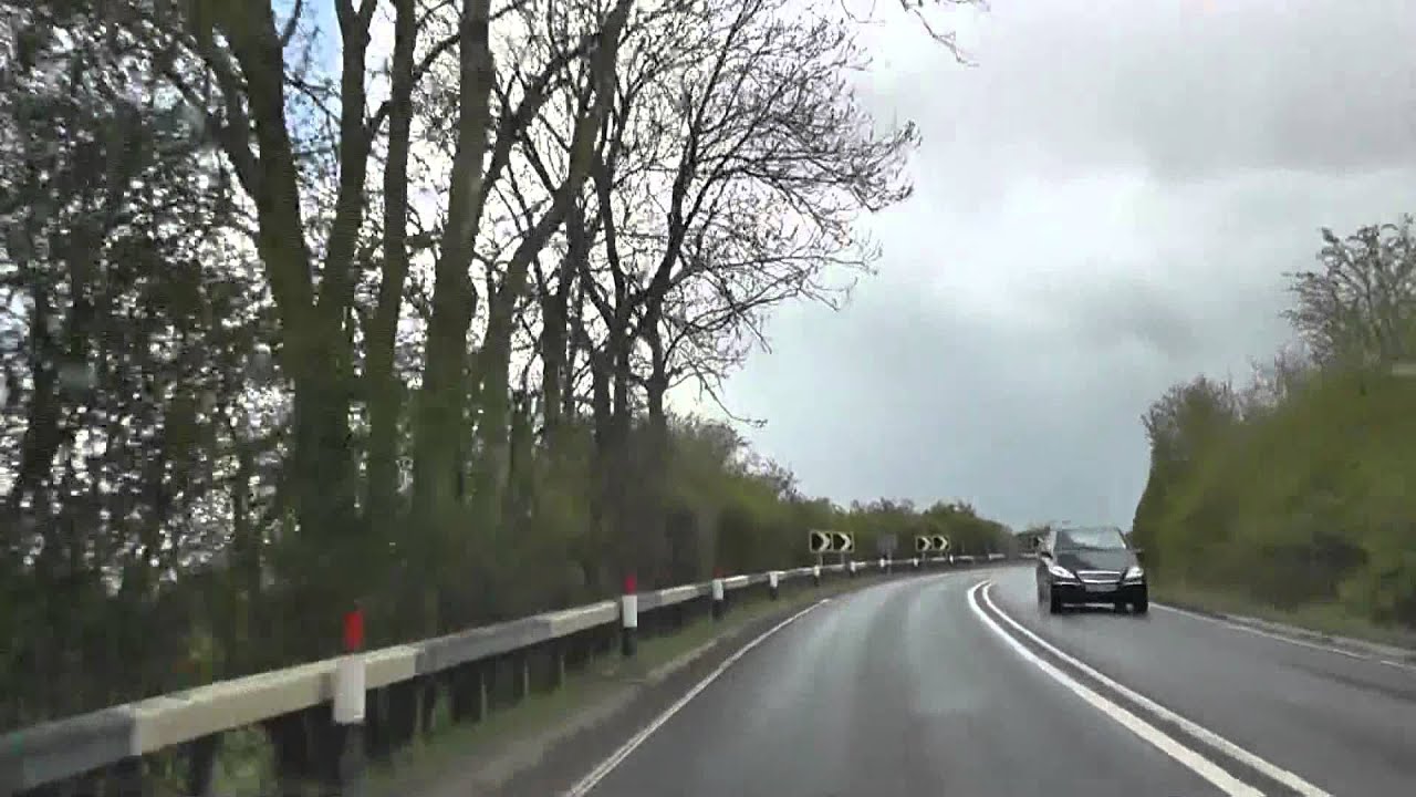Driving On The A449 From Ledbury To Malvern Wells, Worcestershire ...