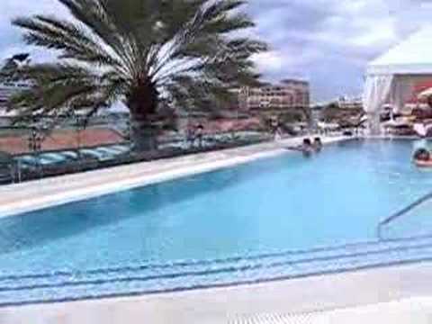 Rooftop Pool at Renaissance Aruba Marina Hotel - YouTube