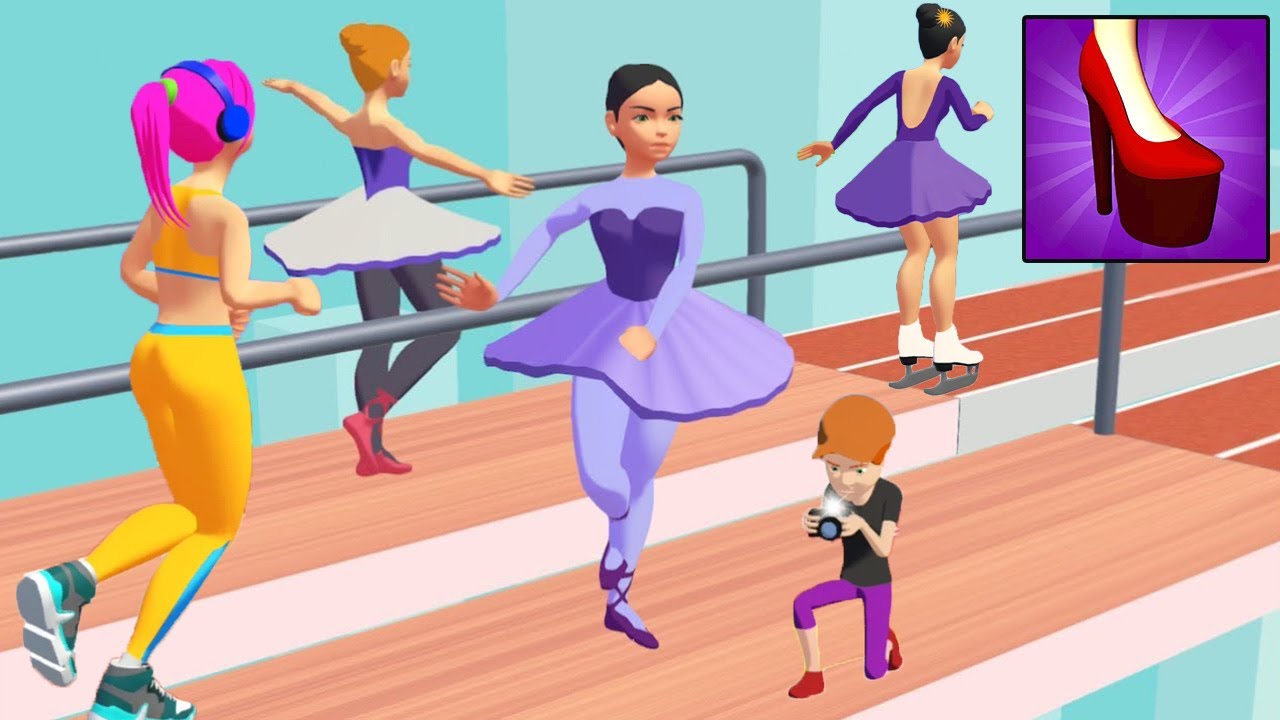 Shoe Race Game ⛸💃🏼🏃🏼‍♀️ All Levels Gameplay Android, ios - YouTube