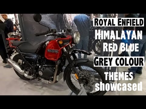 2020 Royal Enfield Himalayan BS6 Red, Blue, Grey Colour Themes ...