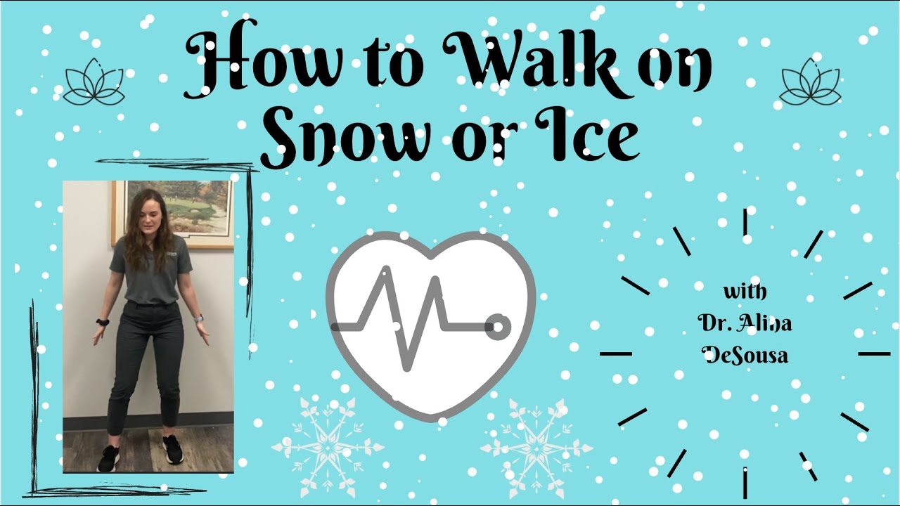 How to SAFELY walk on ice - YouTube