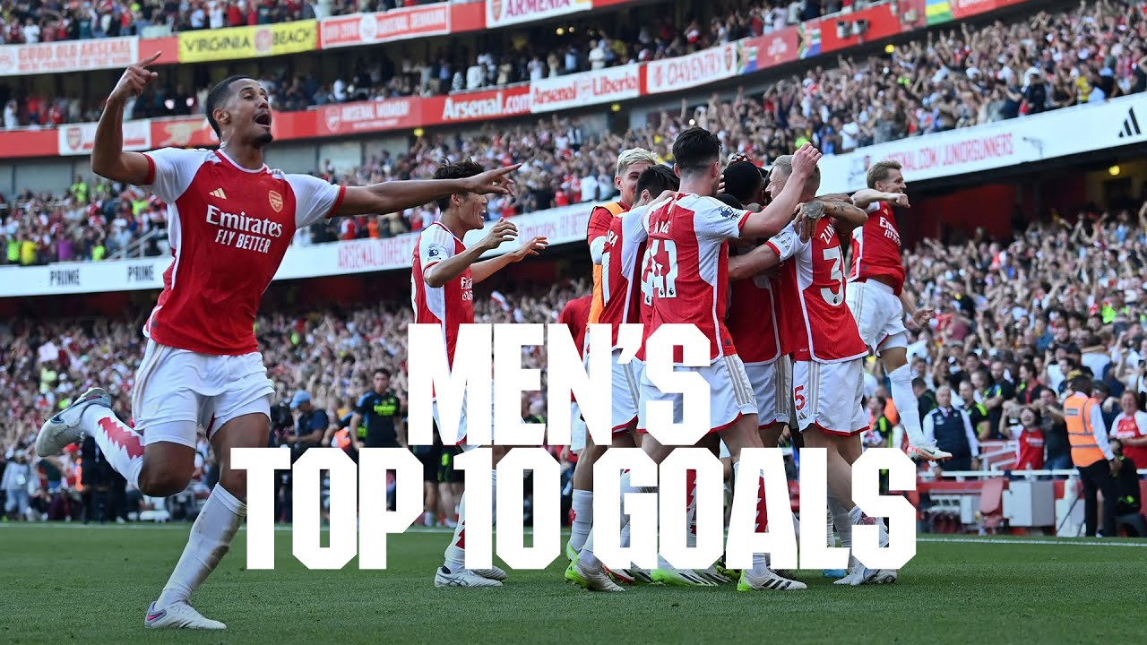 Top 10 Goals compilation from Arsenal in 2023 🤯 | Saka, Odegaard, Jesus ...