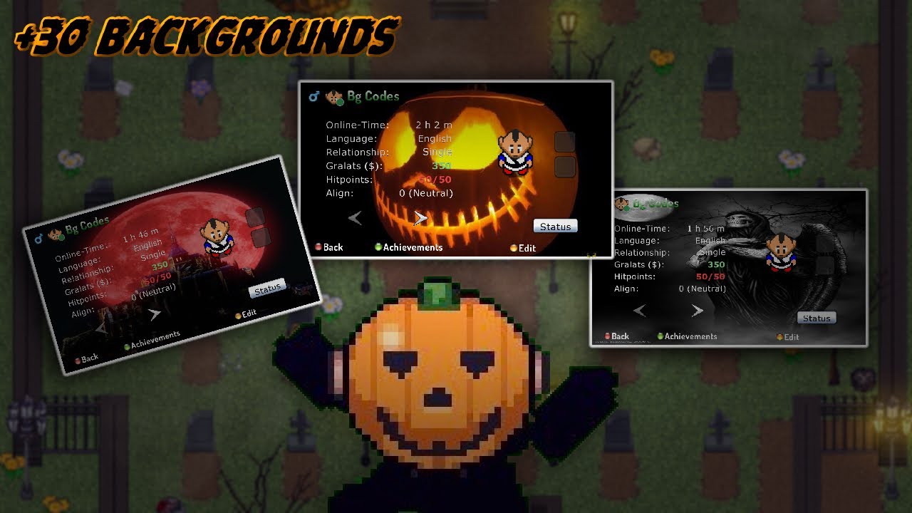 Halloween Background Codes +30 (2025) | Graal Era - YouTube