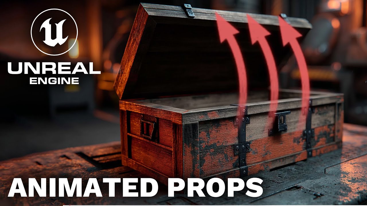 How To Make Cool Animated Props In Unreal Engine 5 - YouTube