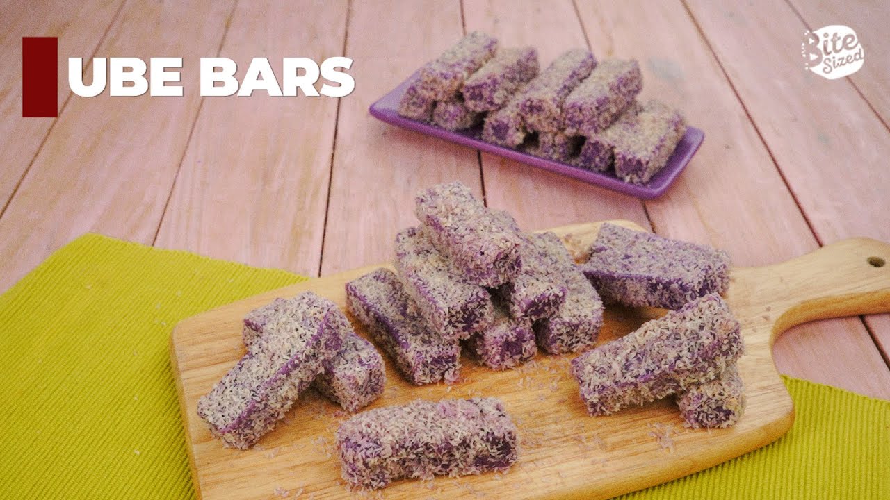 How to Make Ube Bars | Easy and Delicious Filipino Ube-Flavored Dessert ...