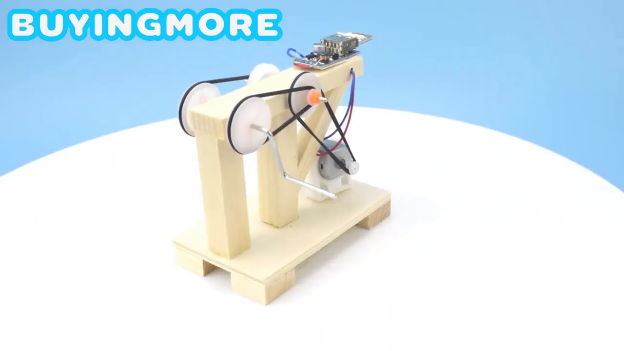 DIY Assemble Toys Manual Generator Model Kits Wood Educational Toys for ...