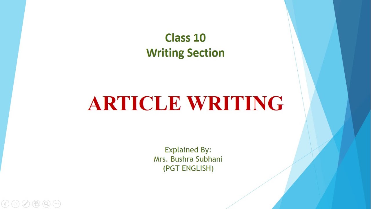 Article Writing Class 10 English Writing Section YouTube article-writing-class-10-english-writing-section-youtube