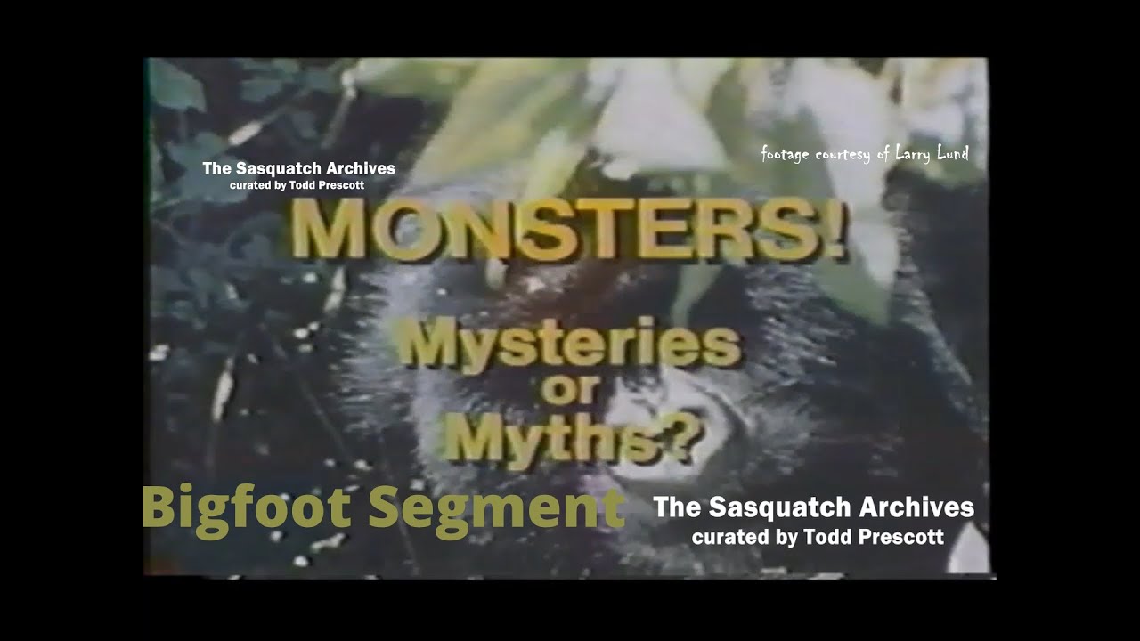 MONSTERS! Mysteries of Myths?—Bigfoot Segment (1974) - YouTube