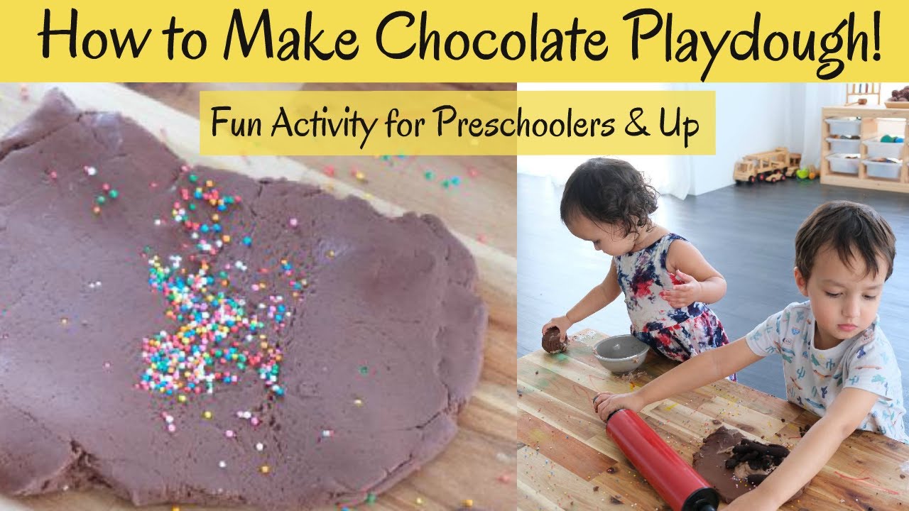 Sensory Play Ideas (#2): How to Make Chocolate Playdough: Great for ...