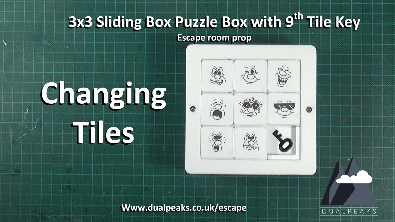 3x3 Sliding Puzzle Box - Changing Tiles - YouTube