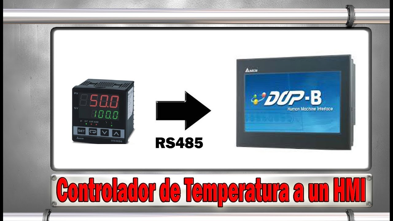 Coneccion de Controlador de temperatura a un HMI - YouTube