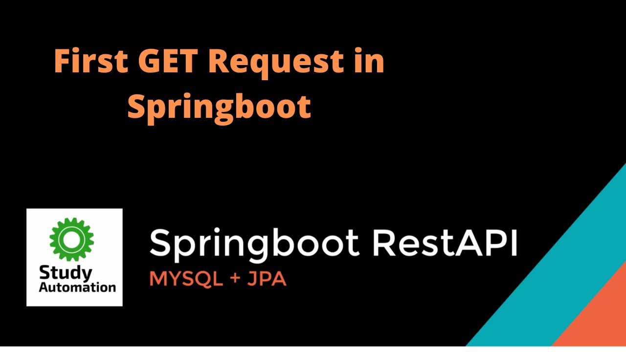Springboot RestAPI: First Get Request - YouTube