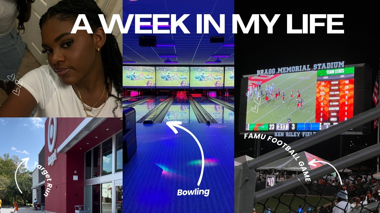 COLLECTIVE VLOG| target run+ FAMU football game+ FSU bowling&pool ...