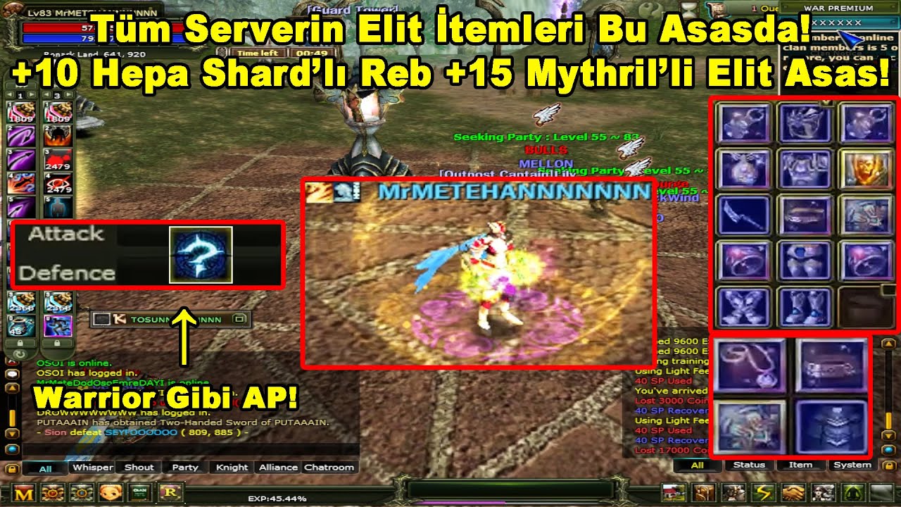 DostWeDusmaN | +10 Hepa Shard'lı Reb +15 Mythril Müthiş AP'li Asas İle ...