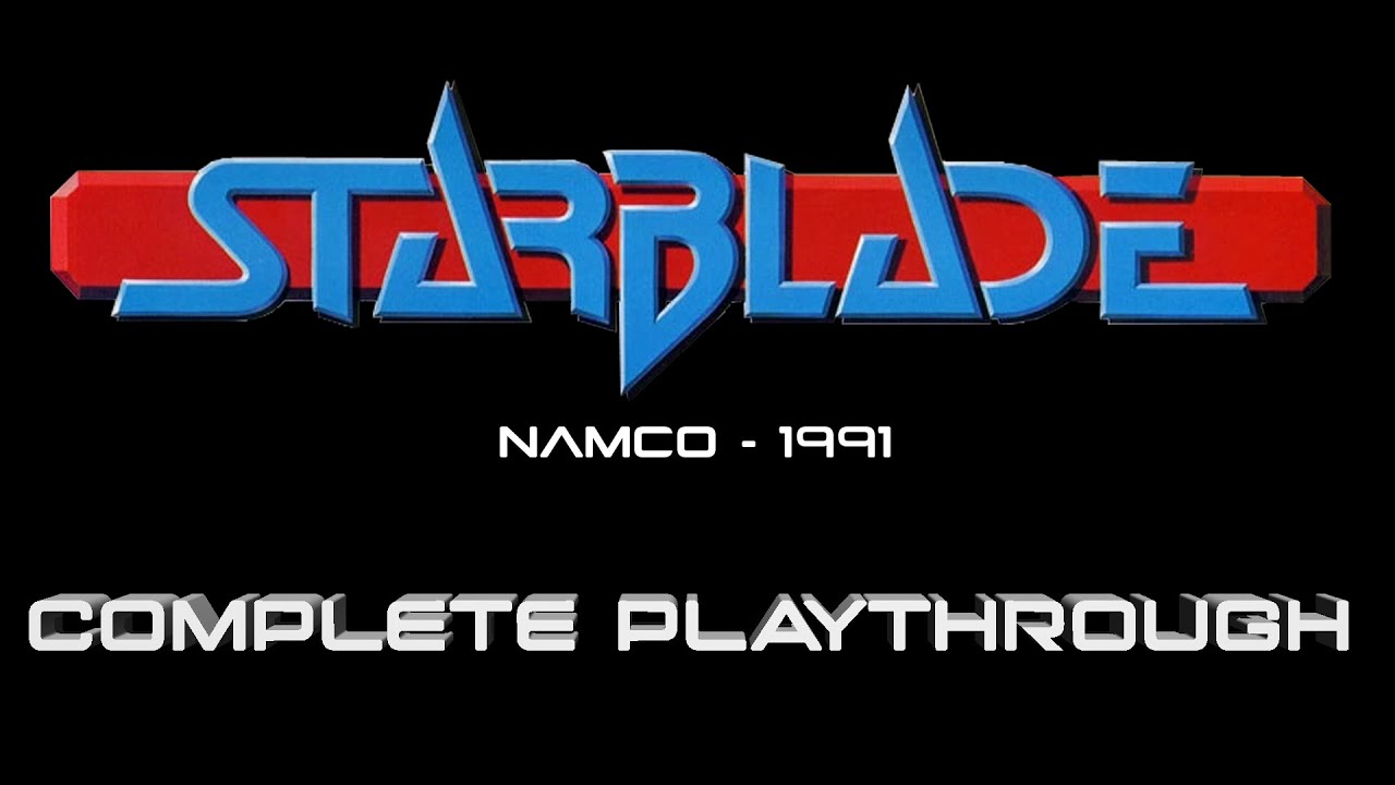 Starblade, Namco 1991 - Full Playthrough - YouTube