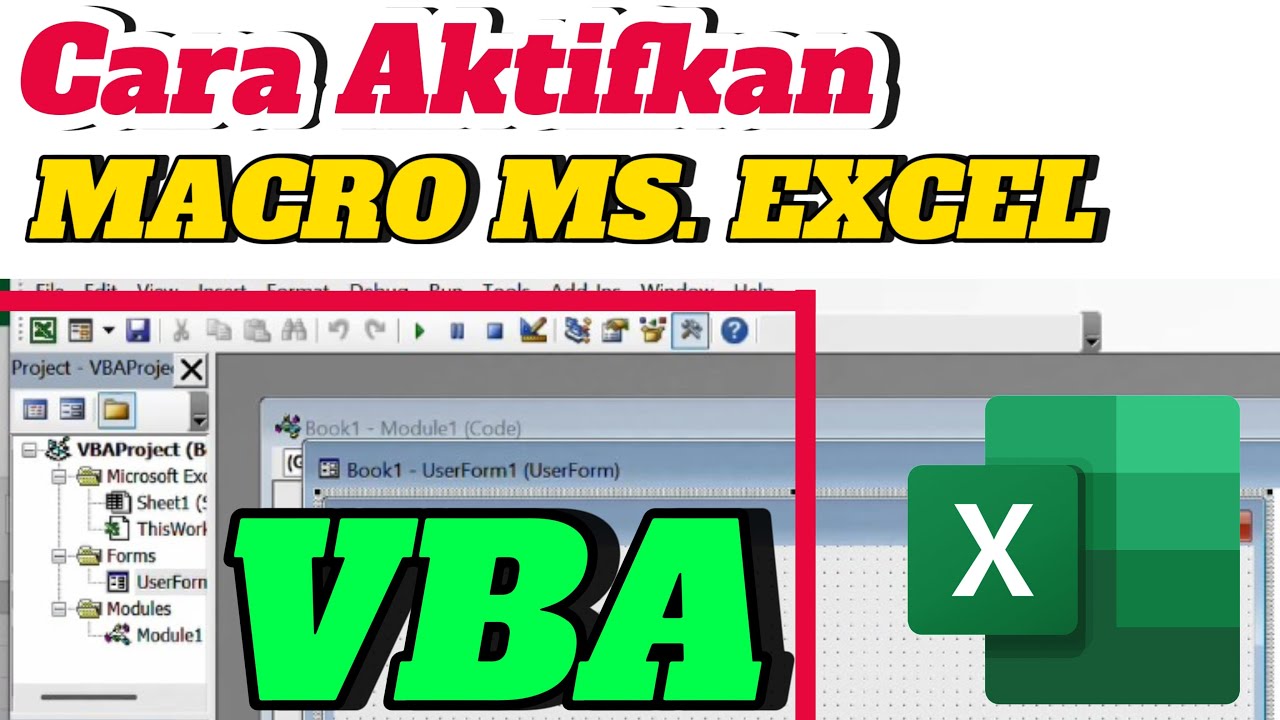 Cara Aktifkan Macro Di Ms Excel - YouTube