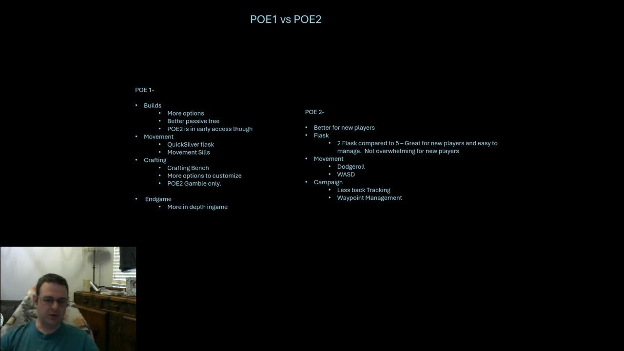 "POE1 vs. POE2: The Ultimate Comparison - Pros & Cons Revealed!" - YouTube