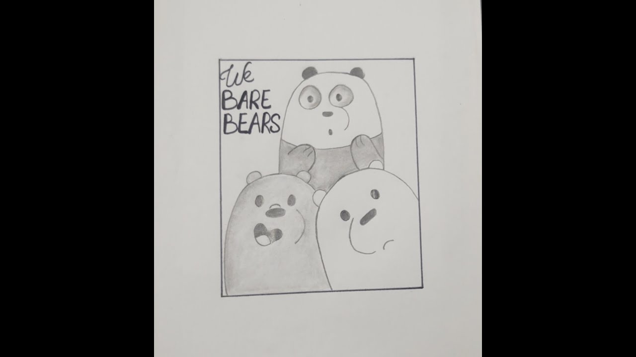 How to draw We Bare Bears | Easy way to draw | pencil drawing | #art # ...