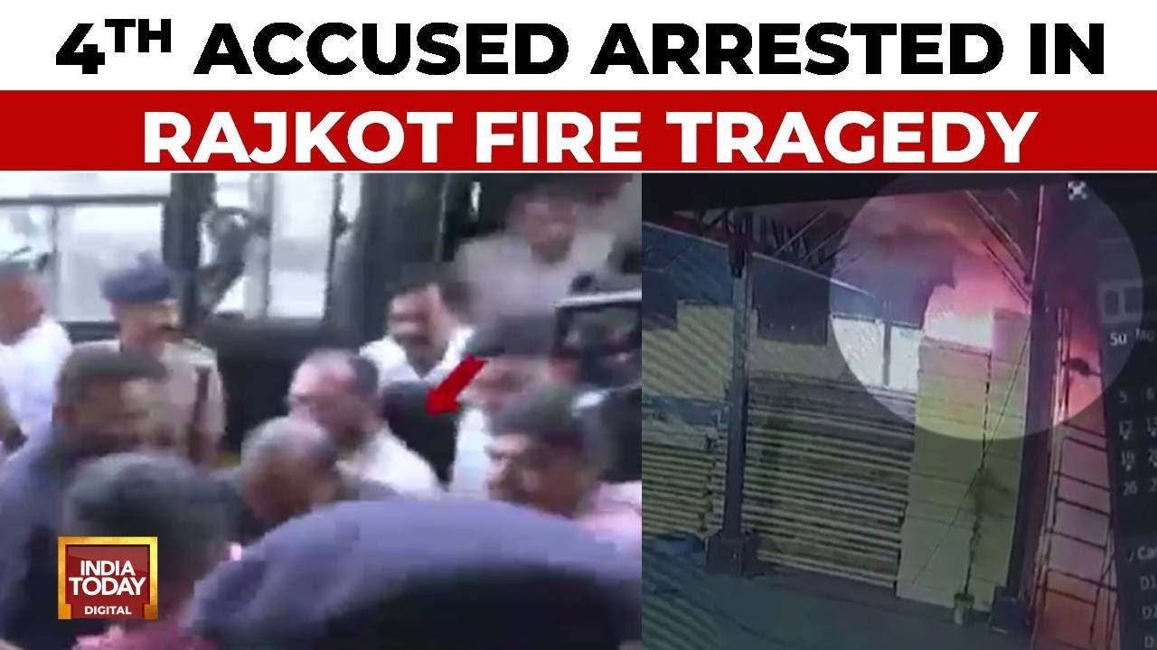 Rajkot Gaming Zone Fire Probe: 4th Accused Arrested In Rajkot Fire Case ...