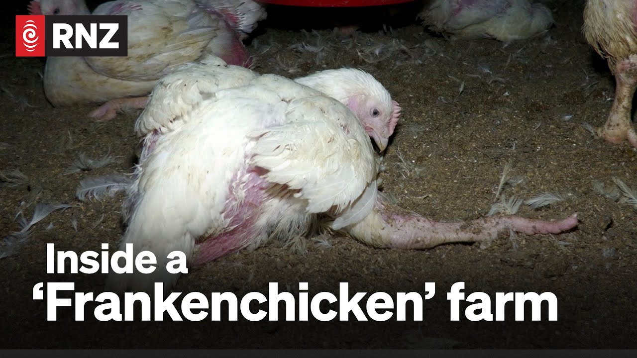 Inside a 'Frankenchicken' farm | RNZ - YouTube