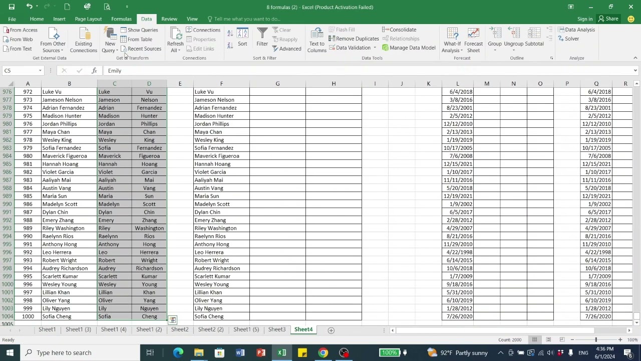 How To Use Text To Column Function In Excel Making Table YouTube How To Use Text To Column Function In Excel Making Table YouTube