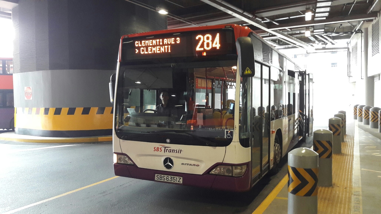 SBS Transit Bus Service 284, SBS6351Z - YouTube