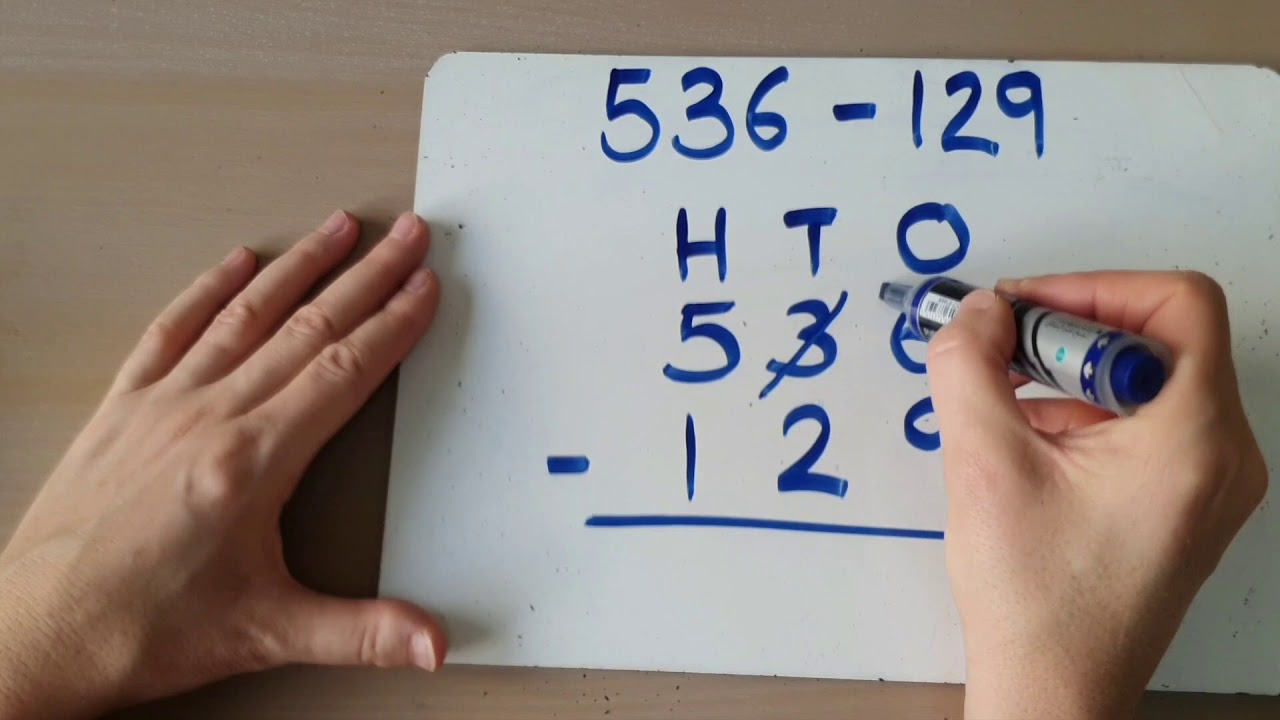 Subtraction With Regrouping Using The Column Method YouTube Subtraction With Regrouping Using The Column Method YouTube