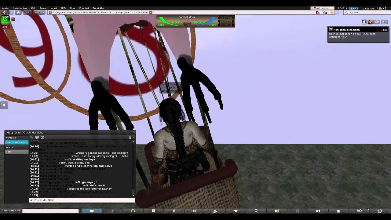 Second Life: Tarn Race - Relay For Life Event - YouTube