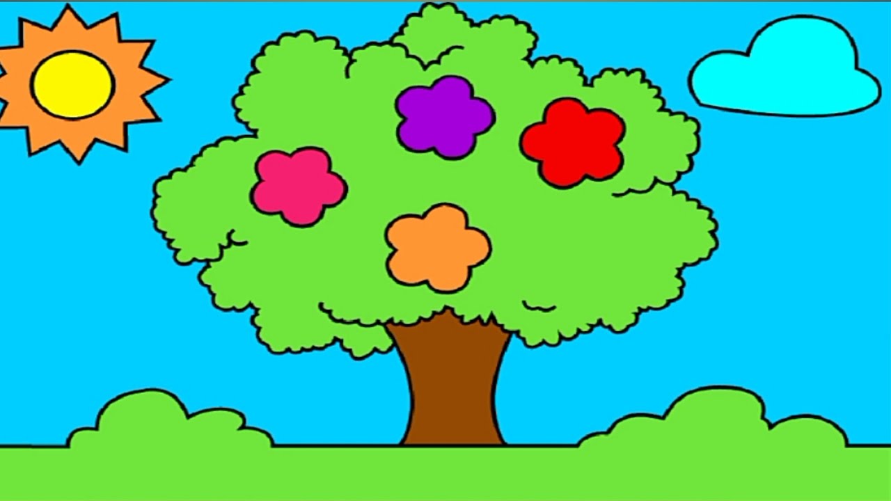 Fun drawing game coloring drawing tracks, fun drawing Cartoons for Kids ...
