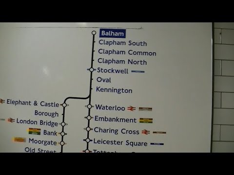 BALHAM TO STOCKWELL AND BRIXTON BY TUBE LONDON - YouTube