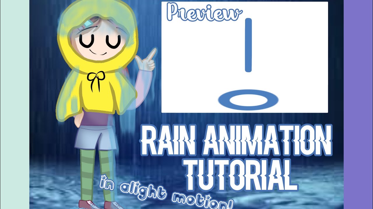 How to make a rain animation in alight motion!/second tutorial ️ - YouTube