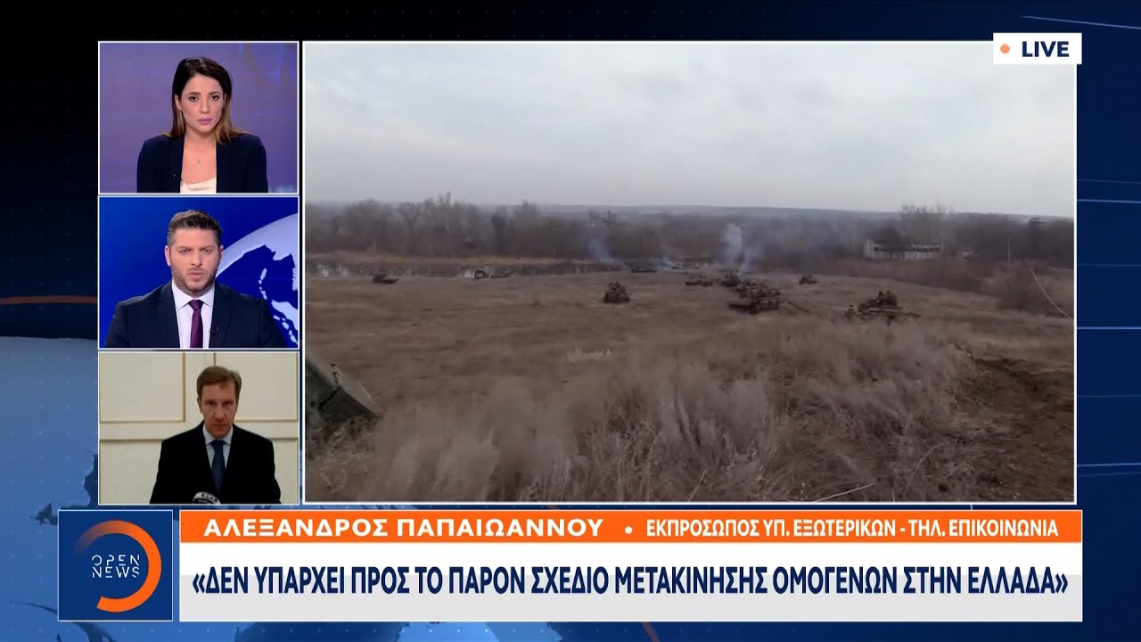 Ο εκπρόσ. υπουργείου Εξωτερικών για τους ομογενείς στην Ουκρανία - YouTube