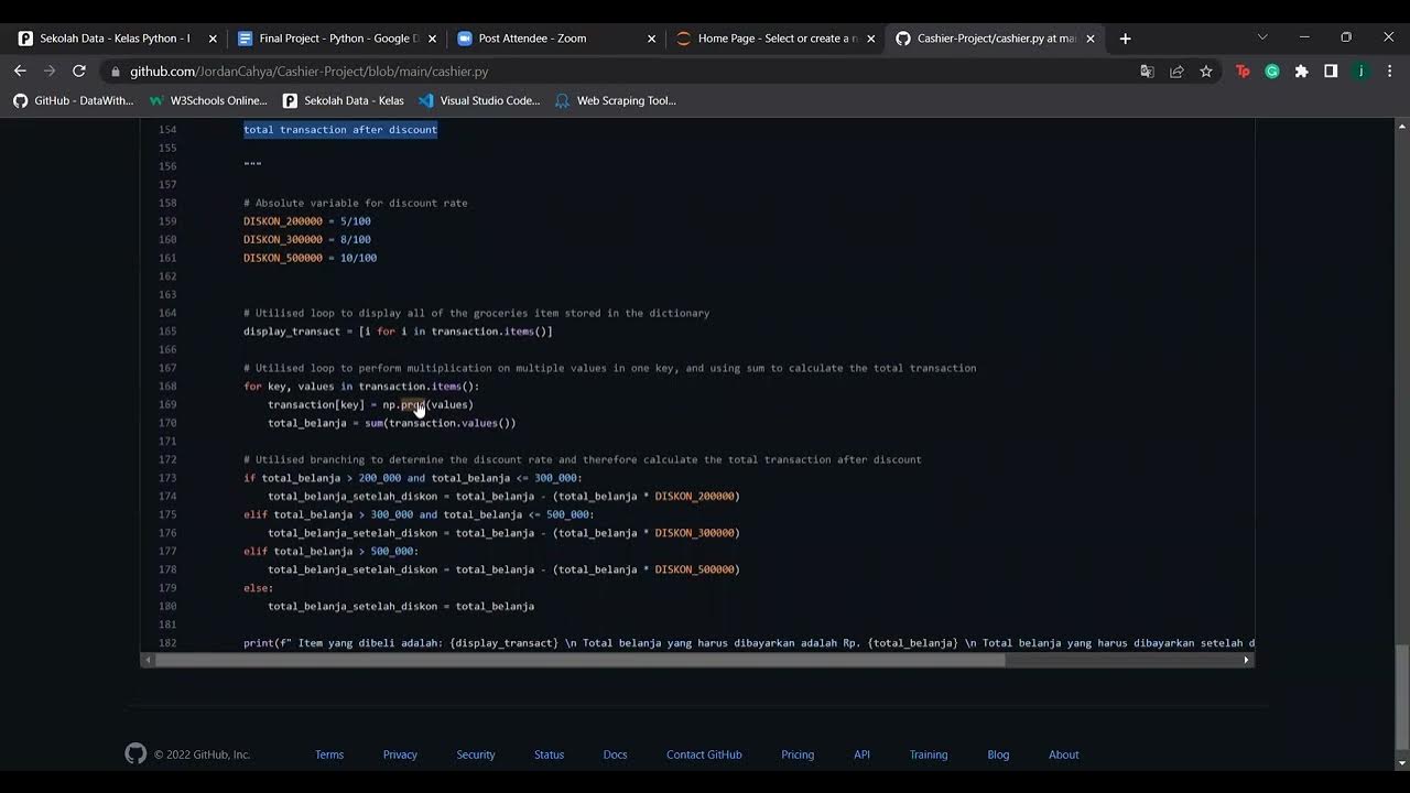 Python Project Pacmann - Super Cashier - YouTube